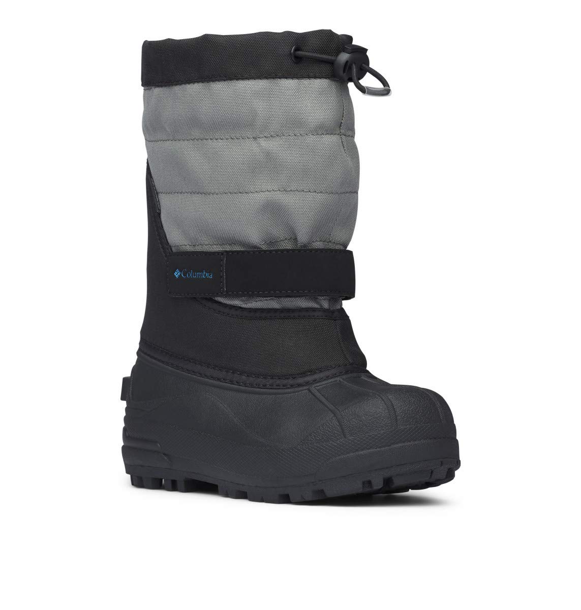 Columbia girls Powderbug Plus Ii Snow Boot, Black/Hyper Blue, 3 Big Kid US