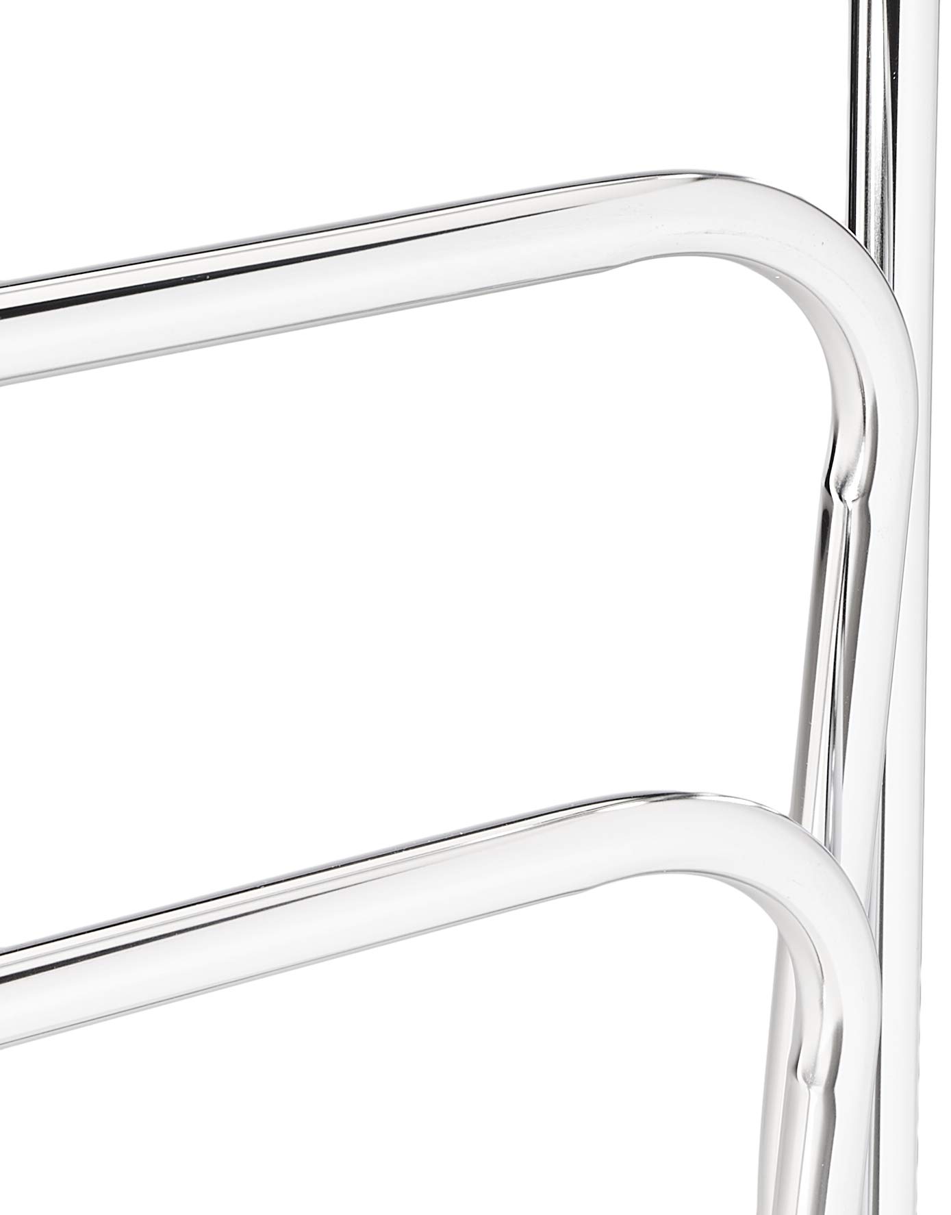 King's Brand Furniture-Kenneth Metal 3 Tier Freestanding Bathroom Towel Rack Stand, Chrome