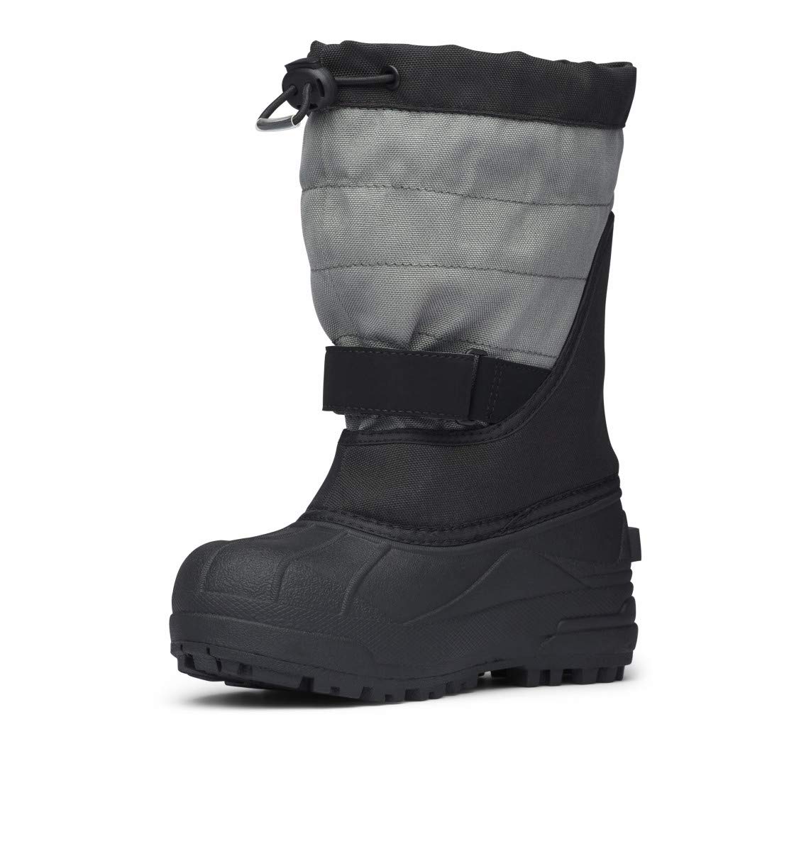 Columbia girls Powderbug Plus Ii Snow Boot, Black/Hyper Blue, 3 Big Kid US