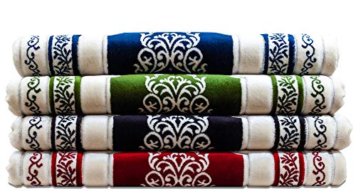 VISCO LOVE Memory Foam Area Rug & Runners (Prayer Rug) (Green)