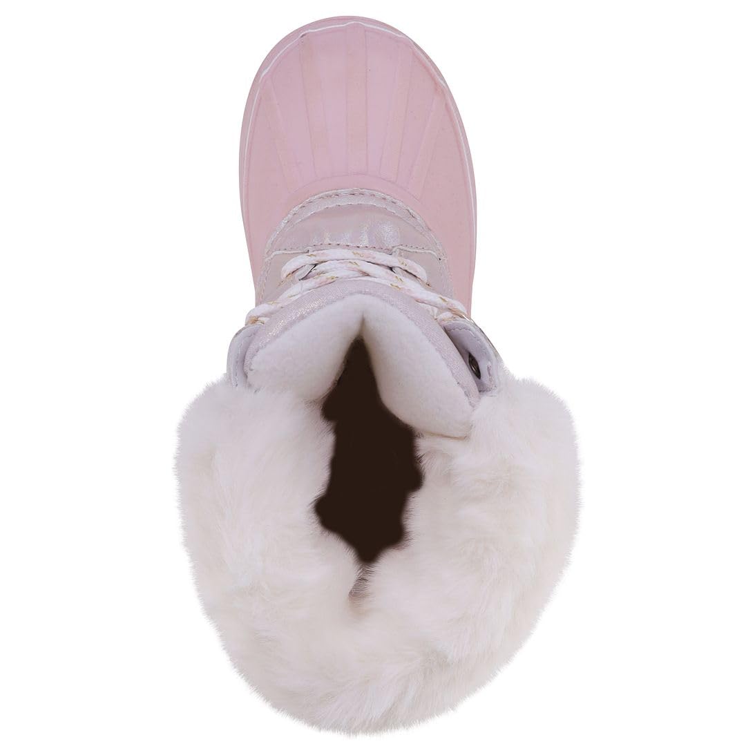 LONDON FOG Girls Bell Court Cold Weather Snow Boot ROSE GOLD Size 3