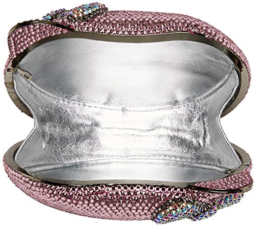 3-D Hello Kitty Cat Crystal Couture Clutch Special Occasion Holiday Party Evening Bag Pink