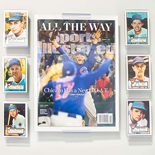 CollectorMount Photo Mount 1 Pack, Clear Picture Frame, Wall Mount or Shelf Stand, Vertical or Horizontal, 2.5β x 3.5β