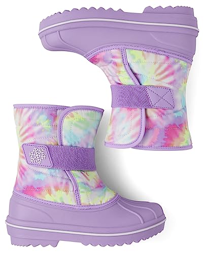 The Children's Place,Faux Fur Trim Winter Snow Boots,8 Toddler