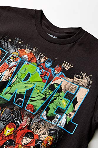 Marvel mens Marvel Team Ups Group Shot T-shirt novelty t shirts, Black, X-Large US
