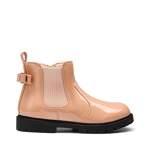 DREAM PAIRS Unisex-Child Sdbo2219k, Pink/Pat, 4 Big Kid