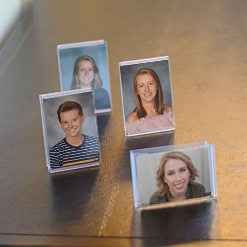 CollectorMount Photo Mount 1 Pack, Clear Picture Frame, Wall Mount or Shelf Stand, Vertical or Horizontal, 2.5β x 3.5β