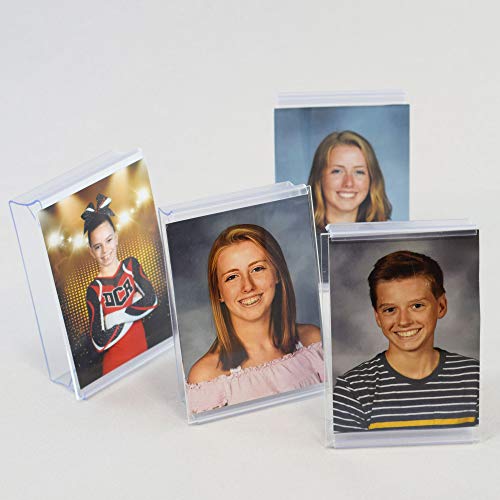 CollectorMount Photo Mount 1 Pack, Clear Picture Frame, Wall Mount or Shelf Stand, Vertical or Horizontal, 2.5β x 3.5β