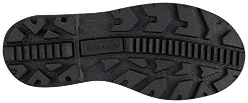Columbia unisex child Powderbug Forty Snow Boot, Black/Orange Blast, 5 Big Kid US