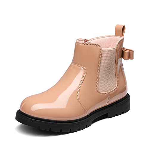 DREAM PAIRS Unisex-Child Sdbo2219k, Pink/Pat, 4 Big Kid