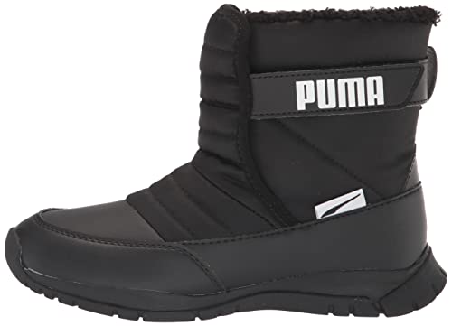 PUMA Kids Nieve Winter Boot Snow Black Whit, 10 US Unisex Toddler