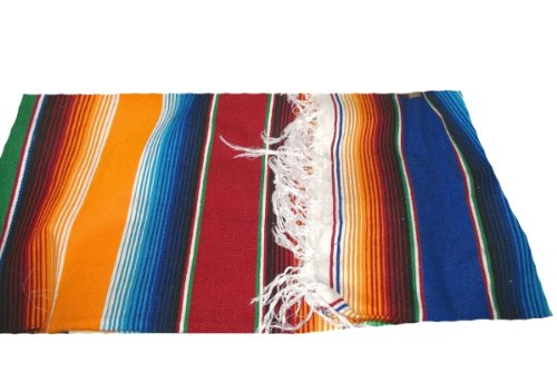 Large Authentic Mexican Blankets Colorful Serape Blankets Assorted