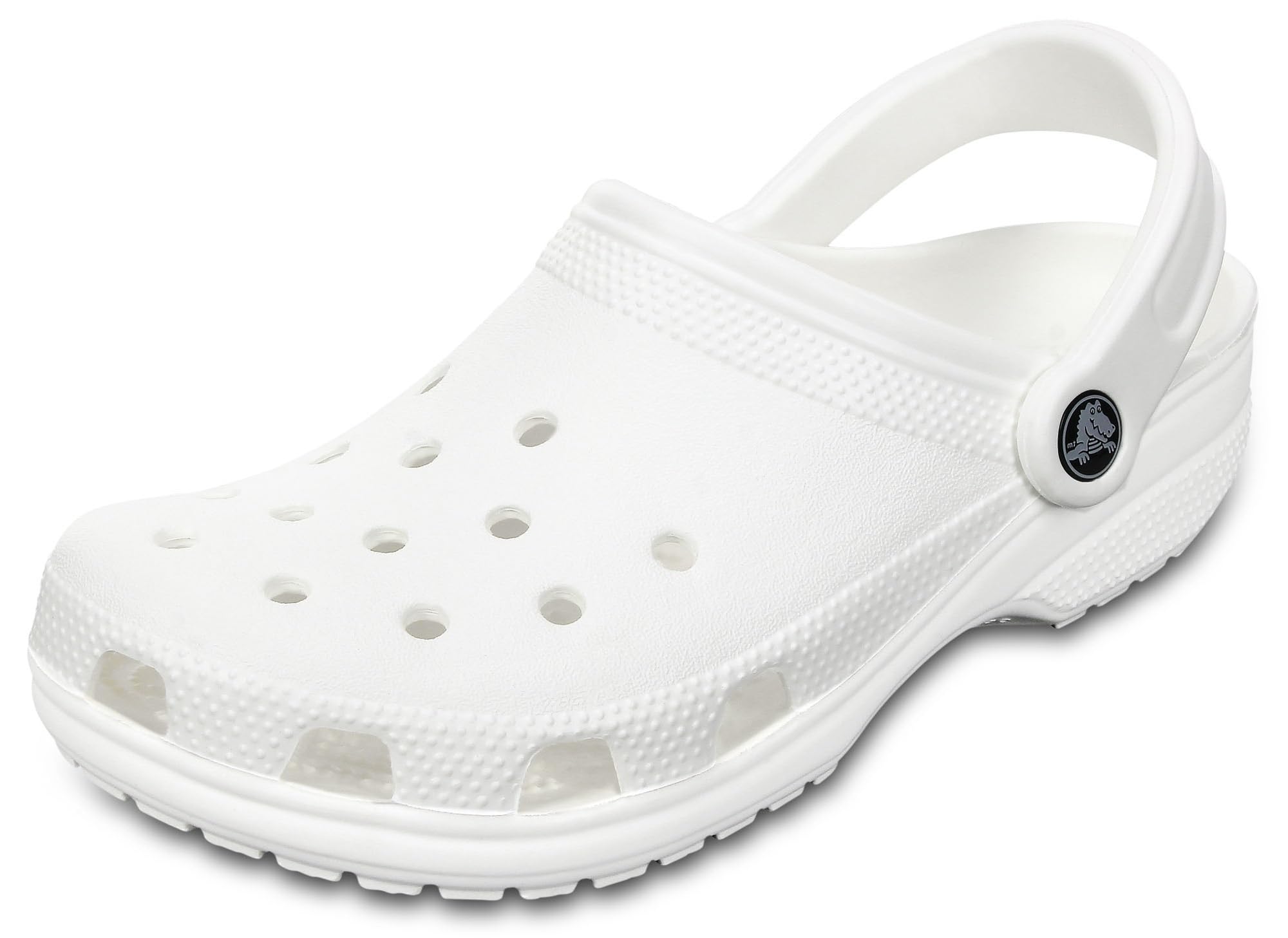 Crocs Unisex-Adult Classic Clogs (Best Sellers), White, 8 Men/10 Women