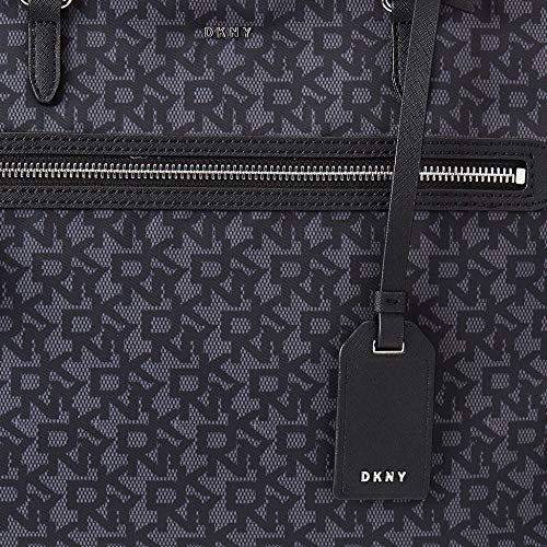 DKNY Casey Large Logo Tote Black Logo One Size