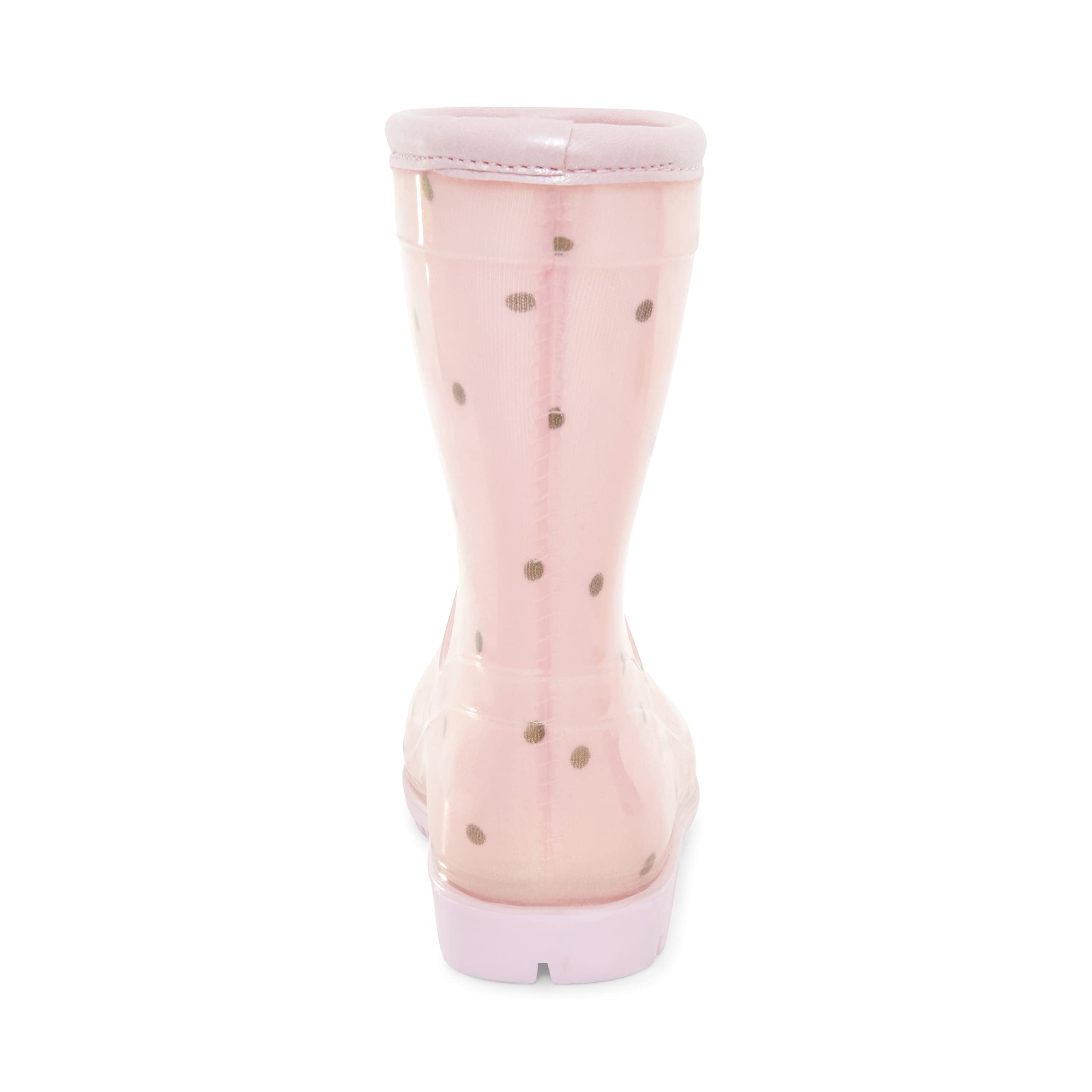 carter's Girls Nina Rain Boot, Pink, 9 Toddler