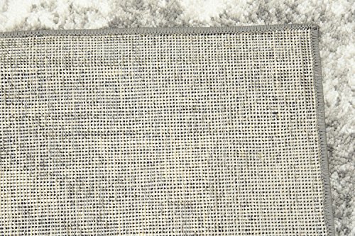 Unique Loom Sofia Collection Area Rug - Salle Garnier (2' x 6' 9" Runner, Gray/ Ivory)
