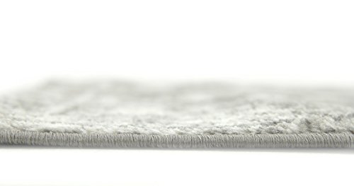 Unique Loom Sofia Collection Area Rug - Salle Garnier (2' x 6' 9" Runner, Gray/ Ivory)
