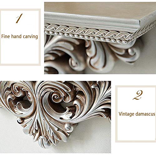 Axdwfd Floating Shelf Floating Shelf, Shelf Living Room Kitchen Shelf Wall Hanging Bracket Wall Decoration Display Stand (Color : Beige)