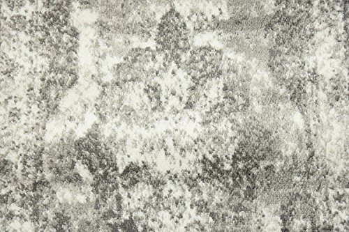 Unique Loom Sofia Collection Area Rug - Salle Garnier (2' x 6' 9" Runner, Gray/ Ivory)