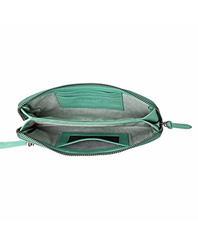 OLD TREND Leather Clutch Savanna Wallet (Aqua)