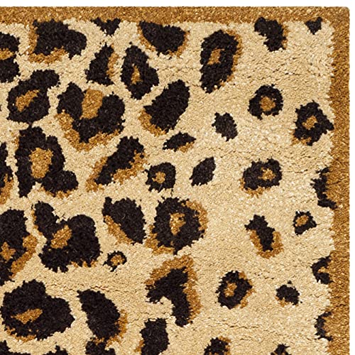 MARTHA STEWART by SAFAVIEH Collection 2'6" x 4'3" Teak MSR3621E Handmade Kalahari Wool & Viscose Accent Rug
