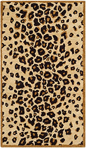 MARTHA STEWART by SAFAVIEH Collection 2'6" x 4'3" Teak MSR3621E Handmade Kalahari Wool & Viscose Accent Rug