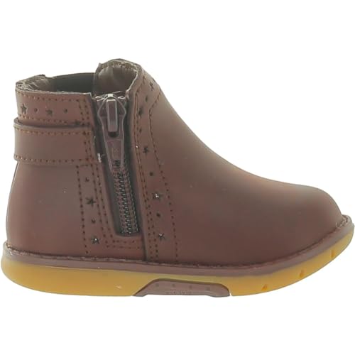 Stride Rite Girls SRT Agnes Fashion Boot, Chocolate, 6 Toddler