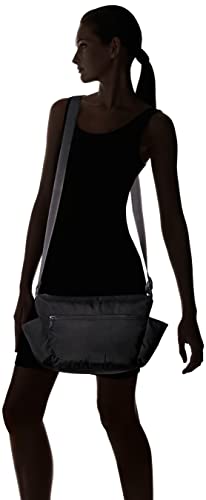 Vera Bradley Women's Recycled Lighten Up Reactive on the Go Crossbody Purse, Black, One Size