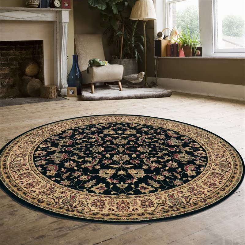 Radici 953 CASTELLO Rugs, 5-Feet 3-Feet, Black