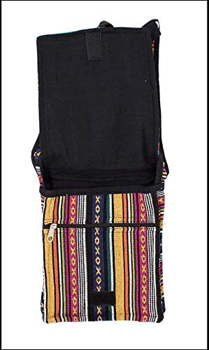 Small Adjustable Tribal Bohemian Crossbody Shoulder Bag Sling Purse or Tablet Case