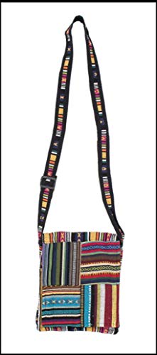 Small Adjustable Tribal Bohemian Crossbody Shoulder Bag Sling Purse or Tablet Case