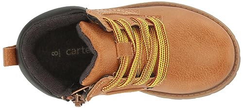 Carter's Roy Boot, Tan, 3 US Unisex Big Kid