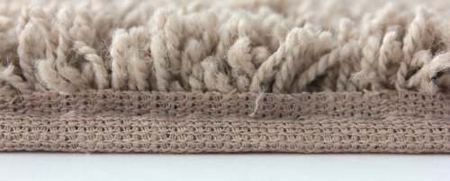 Sample 6"X6" (No Binding) Pecan Brown Frieze Shag Indoor Carpet. Soft and Plush 32 oz 3/4" Thick