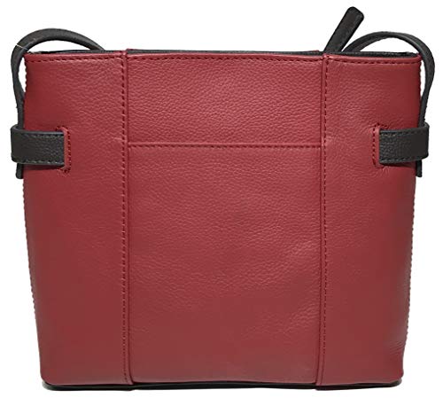 Tignanello Perfect Pockets Large Function Cross Body, Rouge/Brown