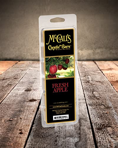 McCall's Candle Bars |Fresh Apple| Highly Scented & Long Lasting | Premium Wax & Fragrance | Made in The USA | 5.5 oz