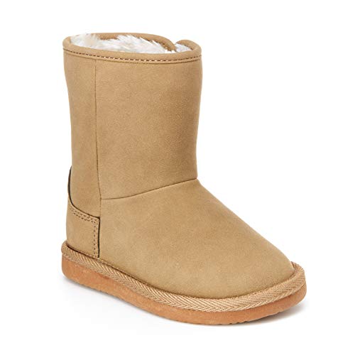 Simple Joys by Carter's Kids Kai Winter Boot Fashion, Khaki Tan, 10 US Unisex Toddler