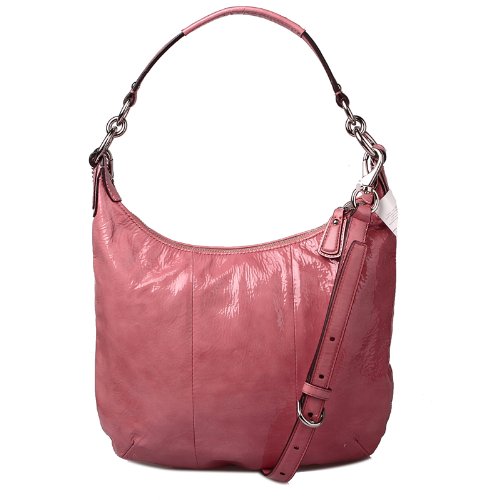 Coach Kristin Patent Leather Hobo 19299 (SV/Rose)