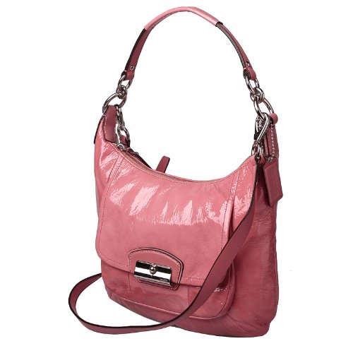 Coach Kristin Patent Leather Hobo 19299 (SV/Rose)