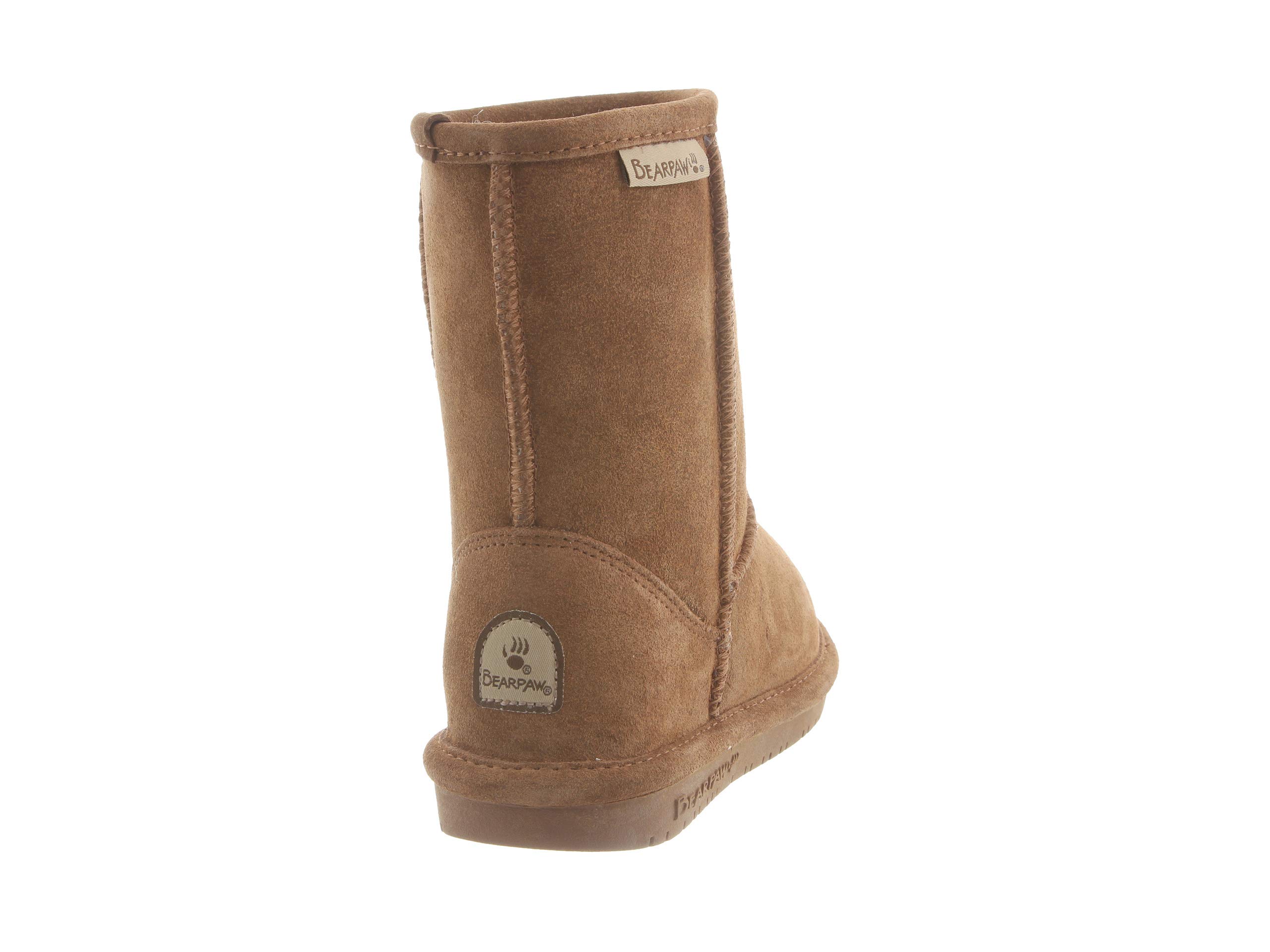 BEARPAW Emma 6.5 Inch Hickory II Boot 13 Wide Little Kid