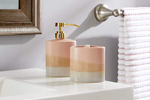 SKL Home Alanya Soap Dispenser, Blush