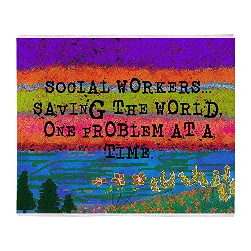 CafePress Social Worker Throw Blanket Super Soft Fleece Plush Throw Blanket, 60"x50"