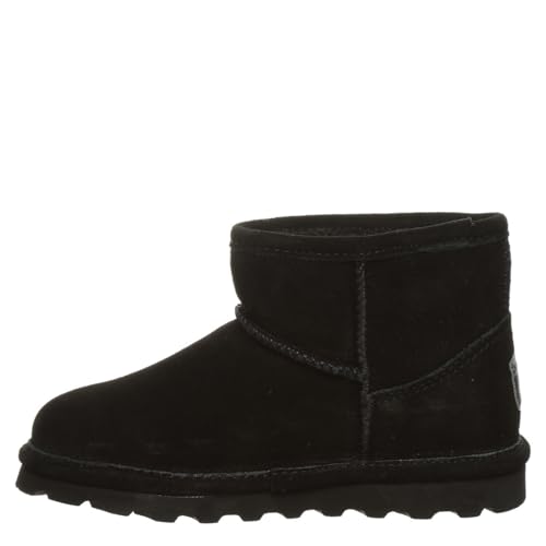 Bearpaw Alyssa Kid's/Youth Leather Boots - 2130y Black - 4 M Us Big Kid Medium