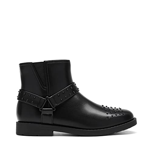 DREAM PAIRS Unisex-Child Sdbo223k, Black, 5 Big Kid