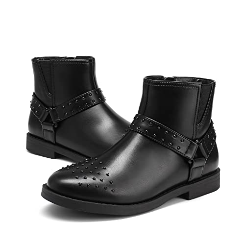 DREAM PAIRS Unisex-Child Sdbo223k, Black, 5 Big Kid