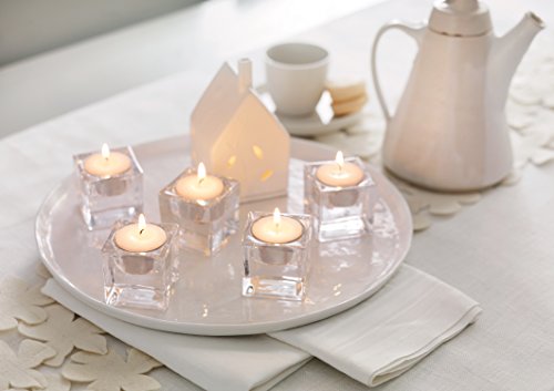 L'ner Tea Light Candles – Set of 100 Unscented Candles – Burns Aprx. 3.5 Hour – Party Candles – Tea Light Ambience Candles – Restaurant Decorations