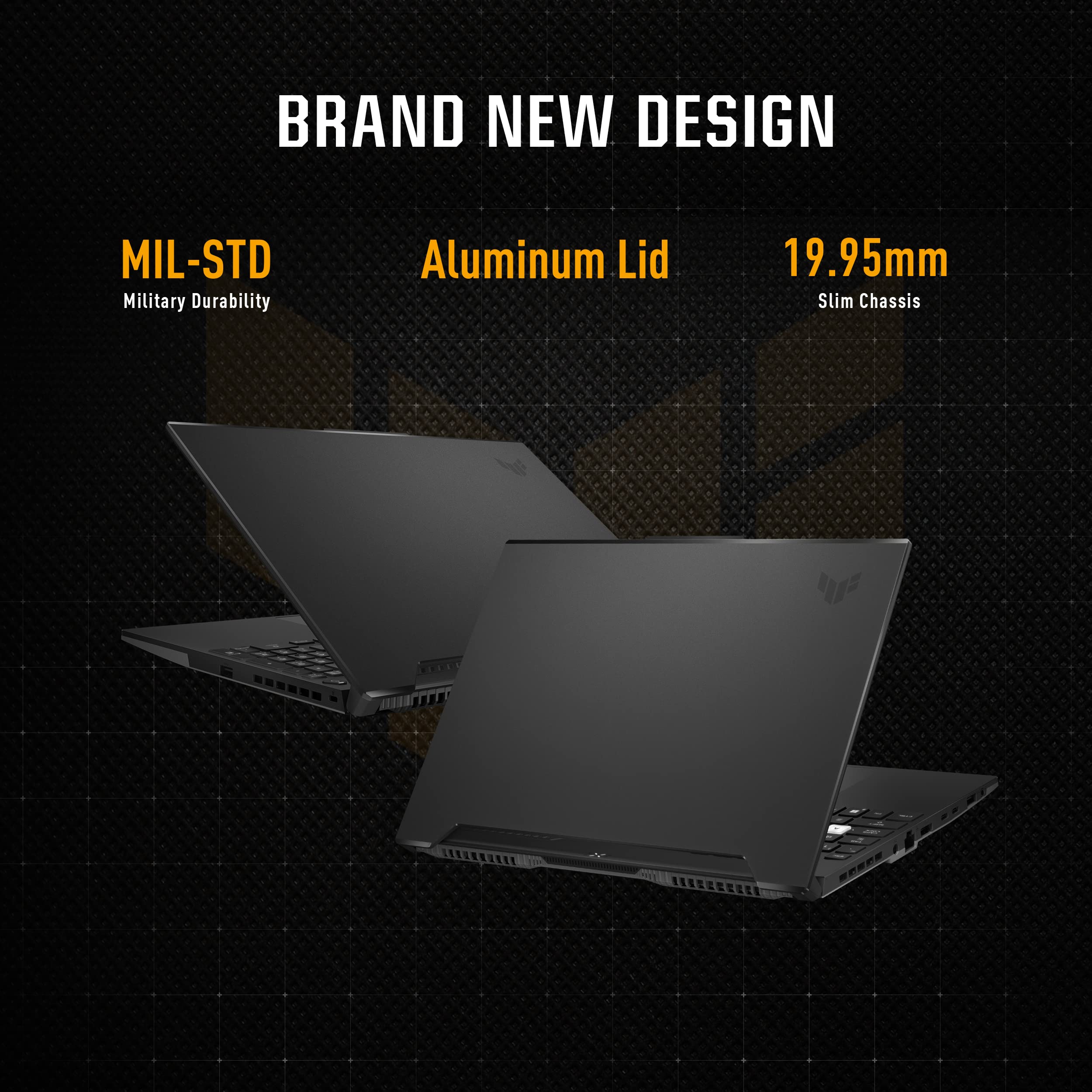ASUS TUF Dash 15 (2022) Gaming Laptop, 15.6β 144Hz FHD Display, Intel Core i7-12650H, GeForce RTX 3050 Ti, 16GB DDR5, 512GB SSD, Thunderbolt 4, Windows 11 Home, Off Black, FX517ZE-ES73