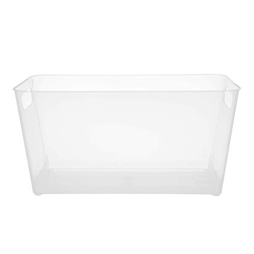 Kenney Organizer Bin with Handles, 14" x 7" x 7", Clear