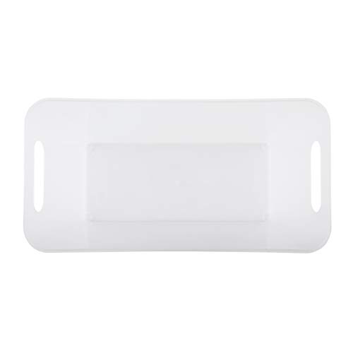 Kenney Organizer Bin with Handles, 14" x 7" x 7", Clear
