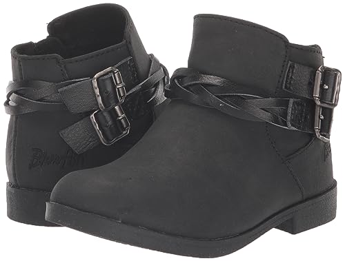 Blowfish Malibu Kids Girls Sweep-t Fashion Boot, Black, 10 Toddler