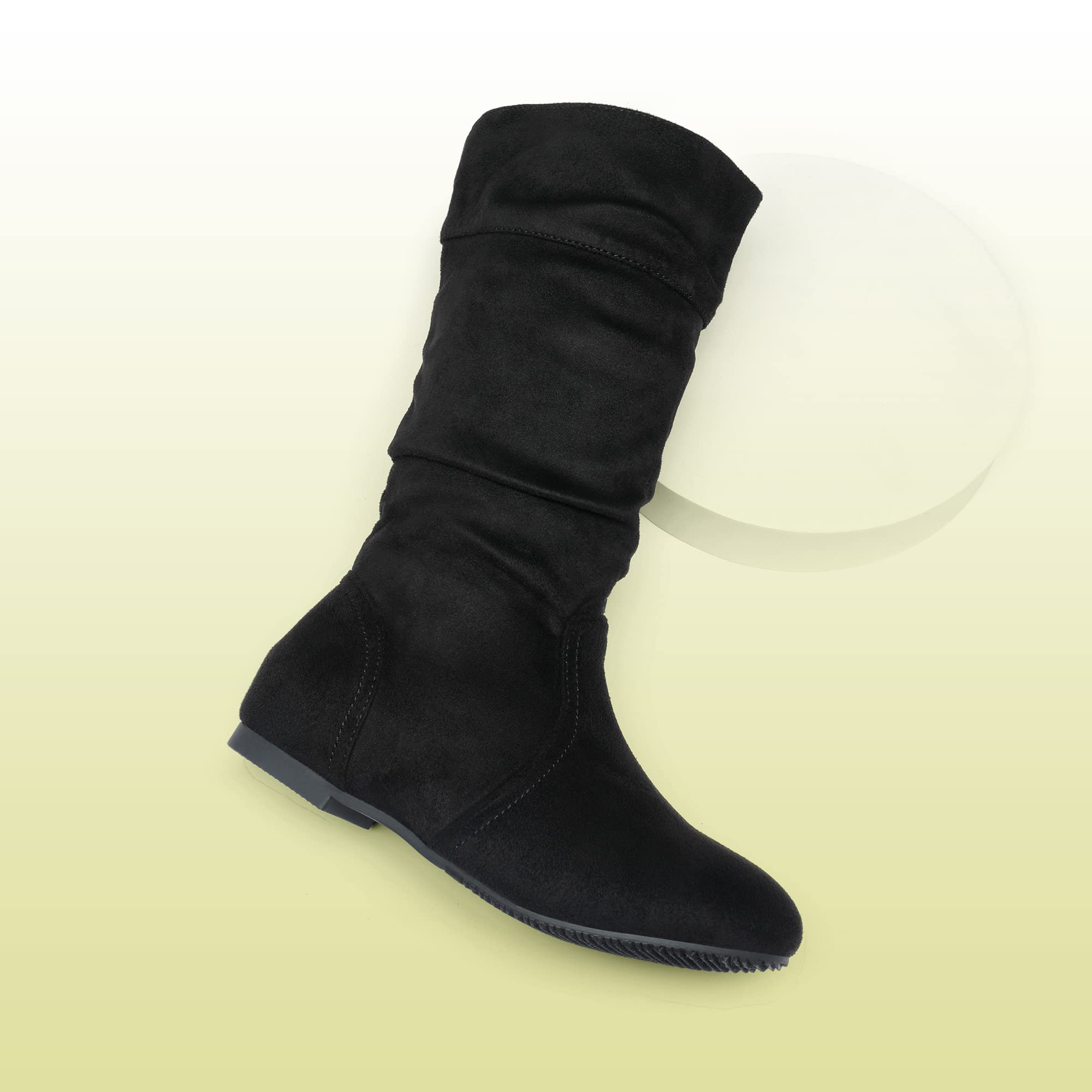 DREAM PAIRS Little Kid BLVD-K Black Girl's Knee High Boots Size 3 M US Little Kid